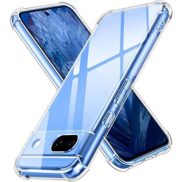 LAYJOY 対応 Google Pixel 8a ケース 耐衝撃 透明ソフトTPU 軽薄 Pixel8Aカバー ( 四隅?化保護 シリコン 軟性 全透明 ストラップホール付 衝撃吸収) ピクセル 8aスマホケース（クリア）商品コード：66...