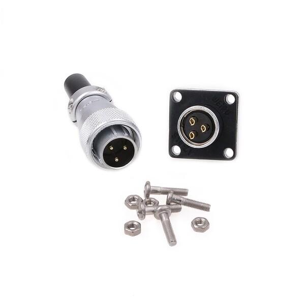 ZBLZGP WEIPU WS16 3 Pin のパネルの台紙の産業防水コネクター TQ + 太陽自動車屋外 LED のための Z 10A 14AWG ケーブルのプラグの女性のねじ台紙のソケット商品コード：66079720348型番：WS1...