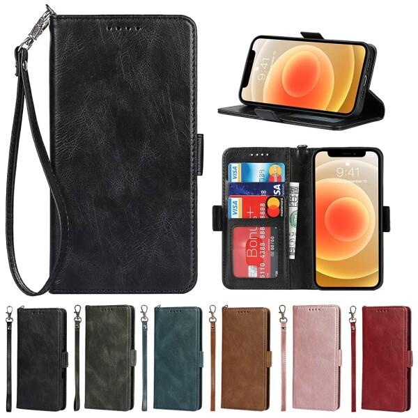 Eastwave アイフォン 12 Mini ケース 手帳型 カバー for iPhone 12mini ケース 手帳型 for iphone12 Mini case ケース カバー ストラップ付き PU皮革 カード収納 横置きスタンド 機...