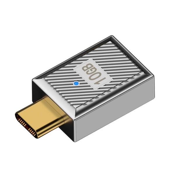 xiwai USB 3.1 Type C オス - USB 3.0 A メス アダプター 10Gbps メカ サイバーパンクスタイル USB-C OTG データコンバーター 合金シェル商品コード：66079720978型番：UC-017-S...