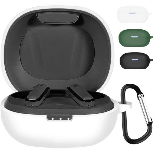 AIYYXX Anker Soundcore Life P3 ケース 対応 アンカー イヤホンケース p3 液状シリコン ケース 全面保護life p3 ケース キズ防止 耐衝撃 装着充電可能 防水 防塵 紛失防止 カラビナ付きsoundc...