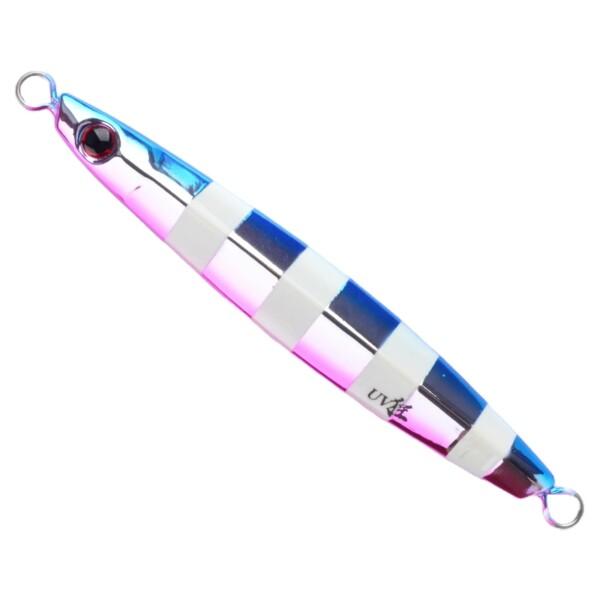 Allgu メタルジグ 四号 ヨンゴウ UV狂 100g ブルピン ゼブラグロー ジギング ルアー商品コード：66079721964型番：Allgu-4go-100-1-FBAサイズ：100g [フック無し]カラー：ブルピン ゼブラグロー商...