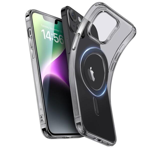 ESR いPhone14 ケース iPhone13 ケース MagSafe対応 黄ばみ防止 米軍MIL規格保護 耐衝撃 iPhone14 ケース iPhone13ケース ワイヤレス充電 あいふぉん14 iPhone13対応 傷に強い背面 指...