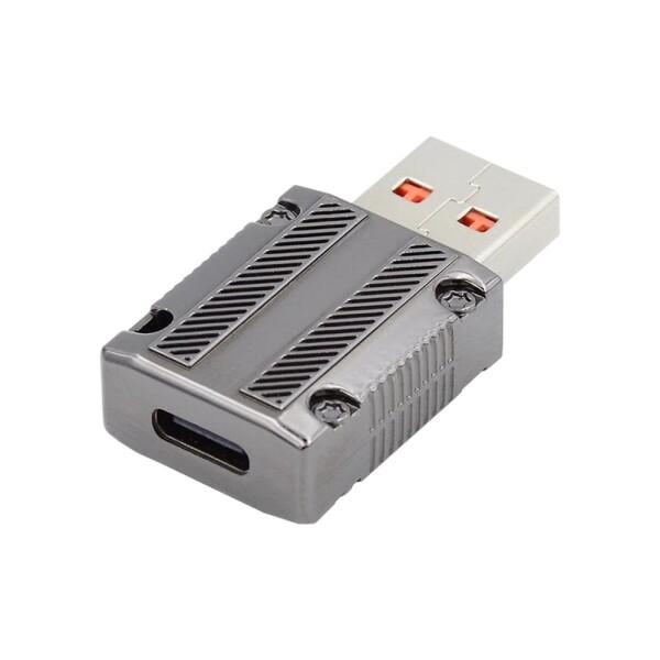xiwai USB-C Type C USB 3.1メスからUSB 3.0 Aオス 10Gbps データ 120W パワー合金シェルアダプター ノートパソコン タブレット 携帯電話用商品コード：66079722826型番：UC-067-SL...