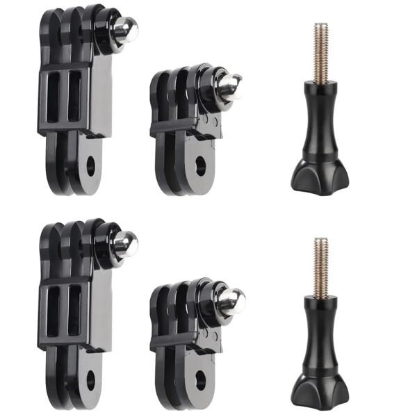 ＳＩＮＴＹＡＮ アクションカメラ用延長アーム 2組セット 同方向延長アダプター 樹脂製 GoPro/OSMO Action/Insta360に対応商品コード：66079723050型番：GP-99サイズ：50ｍｍと35ｍｍカラー：ブラック【...