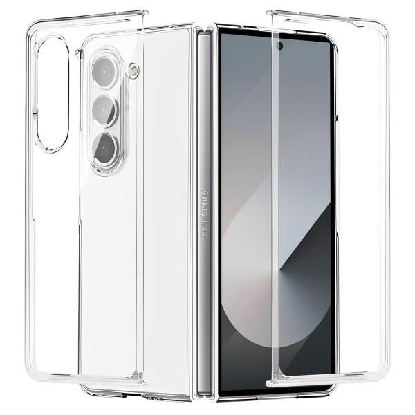 Kakuki for Galaxy Z Fold6 ケース ギャラクシーZ Fold6 SC-55E 黄ばみ無し透明PC 保護カバー レンズ保護 薄型 指紋防止 黄変防止 落下防止 軽量 全面保護カバー (Galaxy Z Fold6)商品...