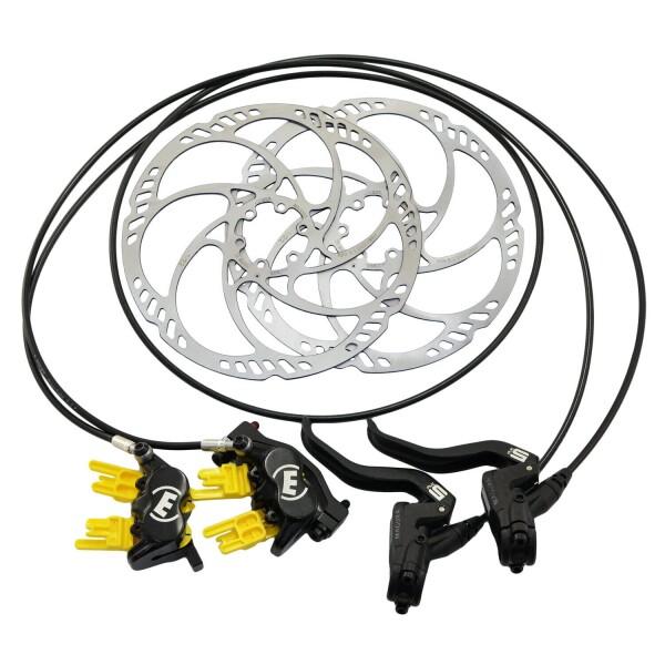 Magura MT5 4-Piston Post Mount Hydraulic Disc Brake Set w/ 203mm Rotors (F+R), MG2556商品コード：66079724508ergonomic, 2-finge...