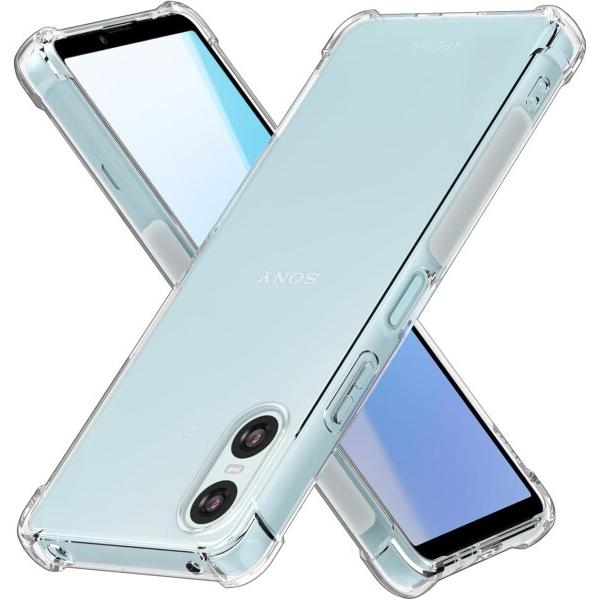 LAYJOY Xperia 10 VI ケース 透明ソフトTPU 米軍MIL規格 耐衝撃 カバー『SO-52E SOG14対応』 ( 四隅?化保護 シリコン 軟性 全透明 全面保護 衝撃吸収) 対応 「ストラップホール付き」エクスペリア10...