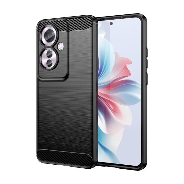 Gosento For OPPO Reno11 A ケース シリコン OPPO Reno 11 A 衝撃吸収カバー 防指紋 OPPO Reno 11A カバー (ブラック)商品コード：66079724989型番：SJK-LSTPU-Oppo...
