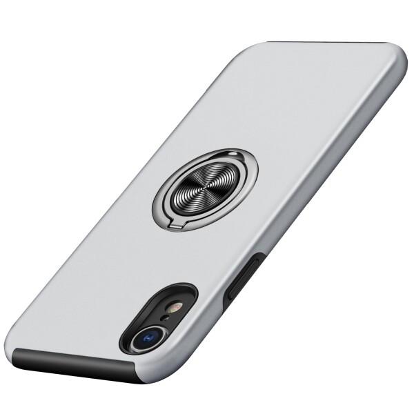 Tgaoleyd iPhone XR 用ケース リング付き 耐衝撃 tpu フルプロテクトデザイン 薄型 スタンド機能 アイフォンxr 用ケース 6.1インチ 全面保護 擦り傷防止 米軍MIL規格 車載ホルダー対応 オシャレ 人気 携帯カバ...