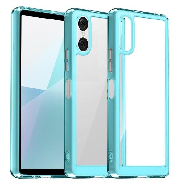 Kakuki For Sony Xperia 10 VI ケース TPU+アクリル 黄ばみ無し エクスペリア10 VI クリアカバー ストラップホール付 レンズ保護 耐衝撃 落下防止 軽量 透明全面保護カバー (Xperia 10VI) (...