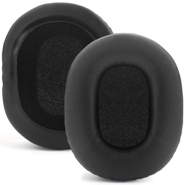 MDR-7506 イヤーパッド リパーセメントイヤークッションカバー Sony MDR-7506、MDR-7806、MDR-V6、MDR-V7、MDR-CD900STヘッドフォンイヤーパッド ソフトプロテインレザーとノイズアイソレーションメ...