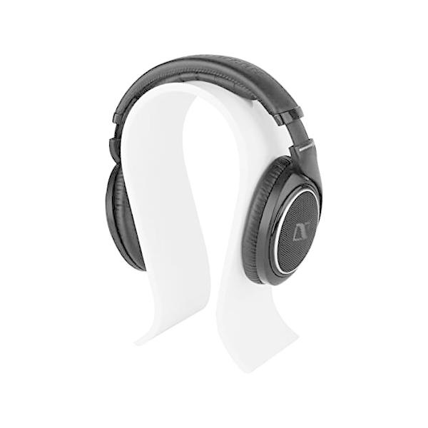 RURUis ヘッドホンスタンド アクリル製 オメガ型ヘッドホンハンガー (ホワイト)商品コード：66079726365カラー：ホワイト幅広い用途があり、デスク、テーブル、作業台、家庭、オフィス、企業、ホテルなどで使用でき、展示場のお店にも...
