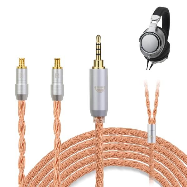 okcsc ZT16 リケーブル A2DC ヘッドホンケーブル 交換ケーブル イヤホン・ヘッドホン用 16芯 純銅 Audio-Technica用 ATH-ADX5000・ESW950・SR9・AP2000Ti・ATH-AWAS・ATH-W...