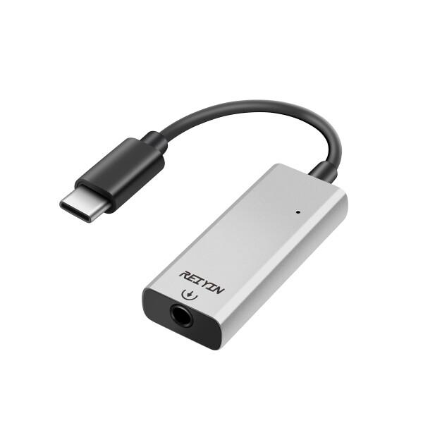 REIYIN DA-05 Type-C to 3.5mm 384Khz 32bit Hi-Fi DAC ヘッドホンアダプター DAコンバーター サウンドカード商品コード：66079726447型番：DA-05【ハイレゾ】最大384khz 3...
