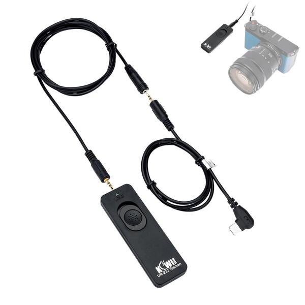 KIWIFOTOS シャッターリモコン パナソニック Lumix DC-TZ99 S9 G100D 用 リモートレリーズ Panasonic Lumix S9 G100D DC-TZ99 DC-S9 DC-G100D 対応 3つの撮影モード...