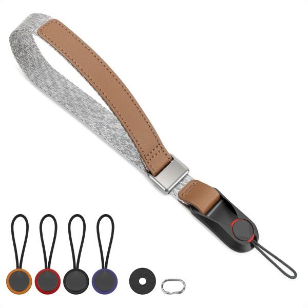 (SUNYA) カメラ リストストラップ、クイックリリースバックル付き、DSLRまたはミラーレスカメラに対応したナイロンカメラストラップロープ商品コード：66079727038型番：XR-01サイズ：Universalカラー：XR-01 グ...