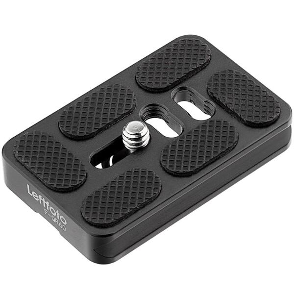 Leftfoto 60mm ユニバーサルカメラ クイックリリースプレート メタル 小型 QR 三脚カメラ ボディマウントプレート Arca Swiss 標準クランプ デジタル一眼レフカメラ三脚ボールヘッド用商品コード：66079727044...
