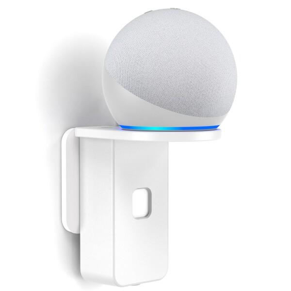 PlusAcc Dot 第5世代 用壁掛けホルダー - Dot 第5世代 &amp; Dot 第4世代 &amp; Pop &amp; Google Nest mini に対応する壁取付けブラケット 壁取り付けホルダー 保護ホルダー スピー...