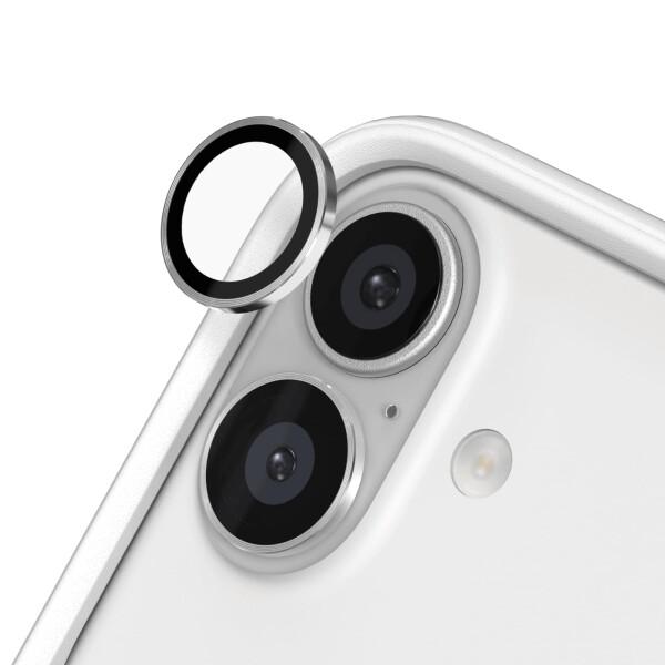 RHINOSHIELD (ライノシールド) (iPhone 16 / 16 Plus) 対応9H強化ガラス製カメラ保護フィルム｜耐衝撃性 耐傷性 高透過率 飛散防止 防霧 - シルバー商品コード：66079727781型番：LPA01329...