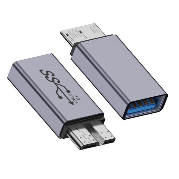 xiwai Micro USB 3.0 オス - USB-C USB 3.1 Type A メス アダプター 10Gbps データ パワー コンバーター ノートパソコン PC SSD ディスク用商品コード：66079730207型番：UC-...