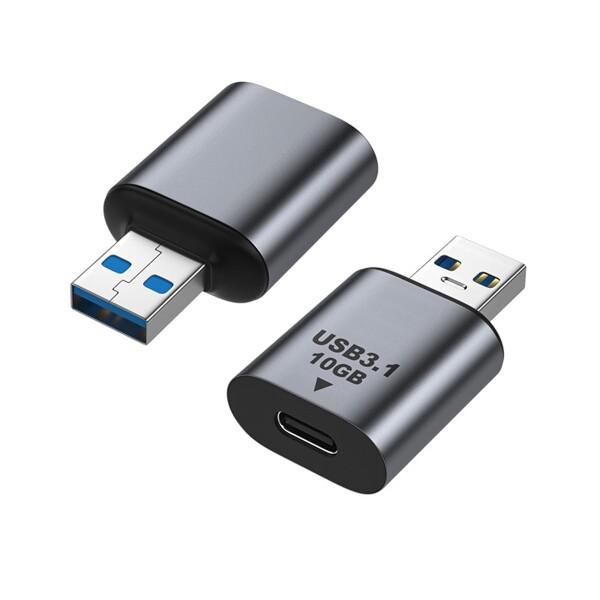 CYアダプターUSB-C USB 3.1 C型メス型からUSB 3.0 Aオス型データアダプター10 Gbpsデータ電源まで、ノートパソコンタブレット携帯電話に適している商品コード：66079730222型番：UC-082-AMCF-HXア...