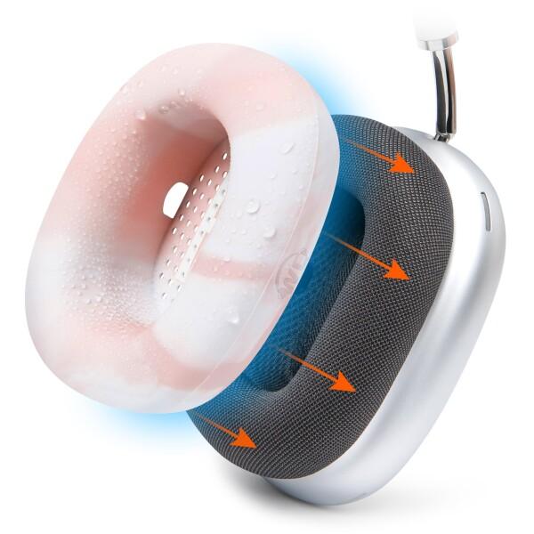 WC SweatZ Max - Wicked Cushions 製 Airpods Max 用保護イヤーパッド カバー |防汗&amp;簡単に洗える |完全なイヤーパッドの汗からの保護 | ピンクの大理石商品コード：66079730296型...