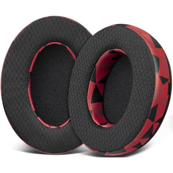 SOULWIT イヤーパッド イヤークッション for HyperX Cloud 1/2/3/Pro/Core/Flight/Flight S/Stinger/Stinger S, CloudX Stinger/Stinger Core/F...