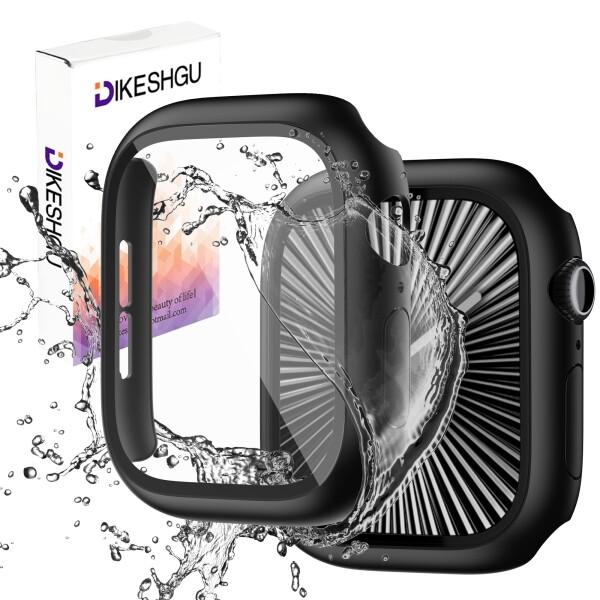 DIKESHGU for Apple Watch 防水ケース Series11/10 42mm/46mm アップルウォッチ シリーズ 11/10用保護カバー ガラスフィルム 一体型 PC素材 タッチ感良好 全面保護 装着簡単 耐衝撃 高透過...