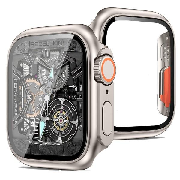 BUITFOU Apple Watch カバー Series SE3/SE2/SE/6/5/4 40mm 対応 アップルウォッチ用 ケース と互換性があり 数秒で Ultra Apple Watch ケース対応 全面保護 超薄型 装着簡単 ...