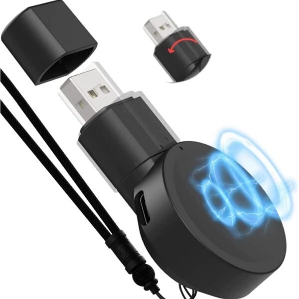 SIKAI CASE ポータブル Galaxy Watch 7用充電器 2in1 マグネット式 USB-A/Type−C メス オス ワイヤレス 充電ドック 60°回転可能 USB トラベル コードレス ワイヤレス 充電器 OTG対応 磁気...