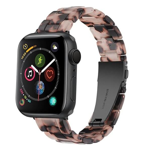 (Briever)コンパチブル Apple Watch バンド レディース アップルウォッチ バンド 樹脂ベルト 軽量 iwatch 41mm 40mm 38mm 46mm 49mm 45mm 44mm 42mm 防水 調整ツール付き Se...