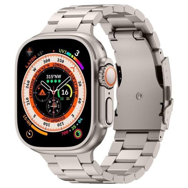 BinGeLi for Apple Watch バンド 49mm 46mm 45mm 44mm 42mm アップルウォッチ バンド スポーツ 交換用 ベルト チタン合金 軽量 耐衝撃 蒸れない メンズ Watch Ultra3/2/1 Se...
