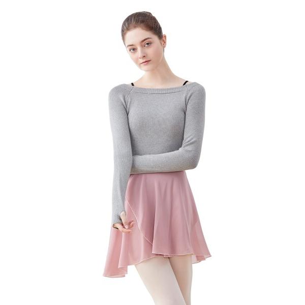 (Daydance) 大人用バレエセーター、レディースバレエウォームアップダンスセーター、レオタード用バレエラッププルオーバーセーター、グレーサイズL商品コード：66079731295型番：C267009180-JPAサイズ：Lカラー：グレ...