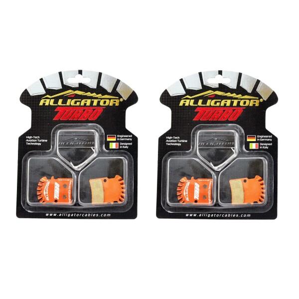 Alligator Turbo MTB Bike disc Brake Pads For Shimano XTR/XT/DEORE, 2 pack, AR2428商品コード：66079731381サイズ：regularカラー：orange ...