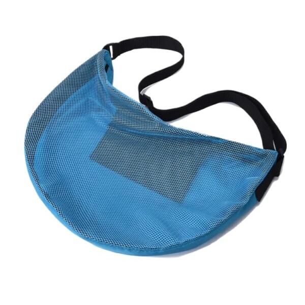 (peron) メッシュボールバッグ 斜めがけ 軽量 バスケットボール/サッカーボール/バレーボール対応 (ブルー)商品コード：66079731864型番：p-bb_bkカラー：ブルーメッシュ素材の通気性: このボールバッグは通気性に優れた...