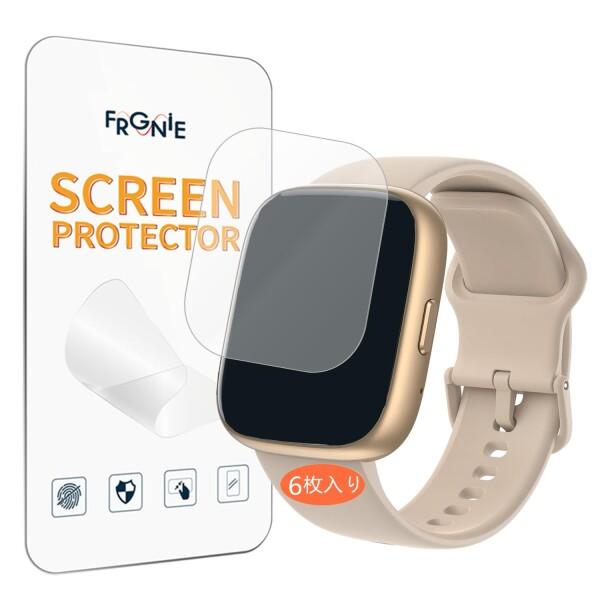 Frgnie 保護フィルム 対応 SAIKATI IDW25, IDW26 スマートウォッチ 1.83インチ, TPU製 気泡自動消え, 対応 STNHADO TGW01 スマートウォッチ スクリーン保護フィルム (6枚入り)商品コード：6...