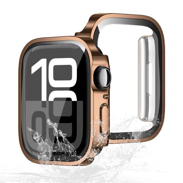 BUITFOU Apple Watch カバー Series 11/10 46mm 対応 アップルウォッチ用 ケース 防水 一体型 新デザイン 3D直角エッジ Apple Watch Series 11/10ケース対応 全面保護 超薄型 装...