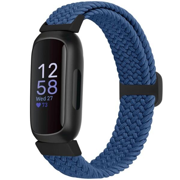 Bcuckood 腕時計バンド Fitbit Inspire 3/Inspire 2/Inspire HR/Inspire/Ace 3/Ace 2対応 女性 男性 子供用 伸縮性のある編み込み腕時計バンド 調節可能な交換用バンド商品コード：...