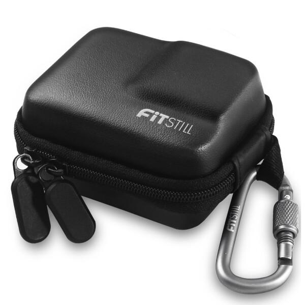 FitStill黒のミニカメラバッグInsta 360 ace pro 2/ace pro/go ultra用ミニカメラバッグ ダブルジッパーデザインで自撮り棒や三脚を直接取り付け可能Insta 360 ace pro 2/ace pro/...