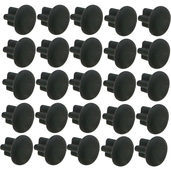 Sound Wave MONO シリコン製 3.5Φ イヤホンジャック用キャップ 3.5mm ジャックカバー ブラック つまみなし Silicone 黒色 イヤホンジャックカバー Cool Black IJ FB (丸型 20個)商品コード...