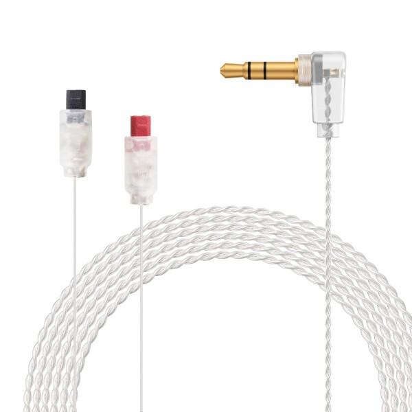 OKCSC Aurora イヤホンケーブル ATH用 リケーブル 3.5mm 2芯 高純度OFC銀メッキ ATH-IM04/IM03/IM02/IM01などIMシリーズに適合する 長さ120cm 極細タイプ商品コード：66079733511...