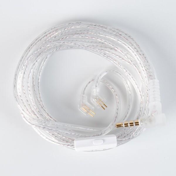 CCZ UP01 PlusTFZ3.5mmリケーブル ケープル 5N 無酸素銅銀メッキ交換用 2M 無酸素銅銀メッキアップグレードりケーブル ノイズキャンセニングと原忠実度 EDX PRO/DQ6S/DQ6/CRN/ASX/AST/ASF/...