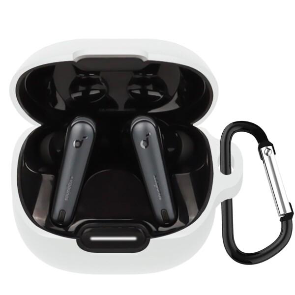 TOORQR For Anker Soundcore Liberty 4 NC ケース カバー Anker Soundcore Liberty 4 NCシリコン素材 ケース 保護カバー 防水 防塵 落下防止 キズ防止 全面保護 軽量 カラビ...