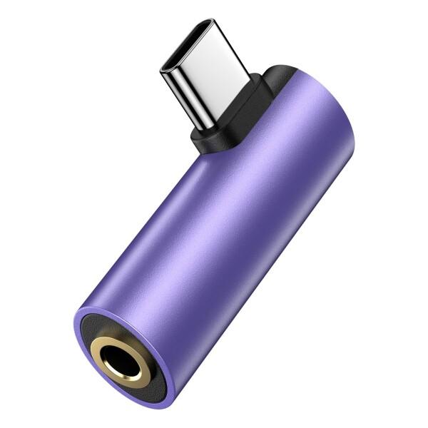 Type-C to 3.5mm イヤホン 変換アダプター L字型 ４極 TRRS対応 メスからオス イヤホンジャック DACチップ搭載 直挿しタイプ 音楽/通話/音量調節可能 iphone 16 15シリーズ/iPadシリーズ/Galaxy...