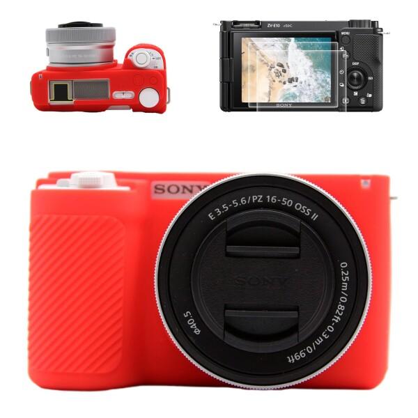 VOVMOEYA カメラケース For SONY ZV-E10II ZV-E10markii ZV-E10M2，ZVE10 IIボディケース シリコンカバー For ソニー ZV-E10M2カメラケース ZV-E10markii カメラ保護...