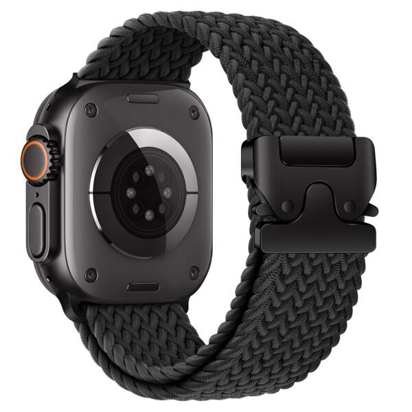 アップルウォッチ バンド Apple Watch バンド 42mm 41mm 40mm 38mm 編み込み 伸縮 調整可能 ソロループ Series 10 9 se2 se 8 7 6 5 4 3 ultra2 ultra に対応 全機種対...