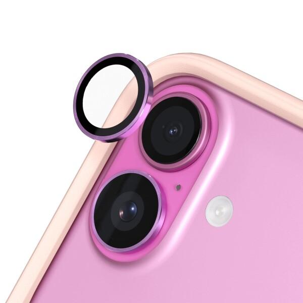 RHINOSHIELD (ライノシールド) (iPhone 16 / 16 Plus) 対応9H強化ガラス製カメラ保護フィルム｜耐衝撃性 耐傷性 高透過率 飛散防止 防霧 - ピンク商品コード：66079735331型番：LPA01329N...
