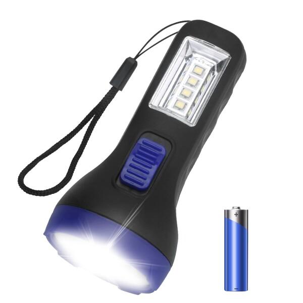 DAI NING 懐中電灯 LED 小型 ライト 屋外対応 単3形乾電池付き 80ルーメン 防災 アウトドア 連続点灯約20時間 停電対策 （青）商品コード：66079735587型番：B10カラー：ブルー使用電池:単三形アルカリ乾電池×1...