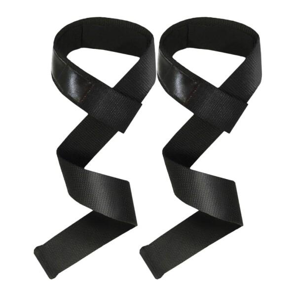 EMPT(イーエムピーティー) リフティングストラップ フリーウエイトリフティング用 プル系種目 握力補助 左右1セット(2本組み)商品コード：66079735898型番：em100028カラー：ブラック 1セット（2本）フリーウエイトやマ...